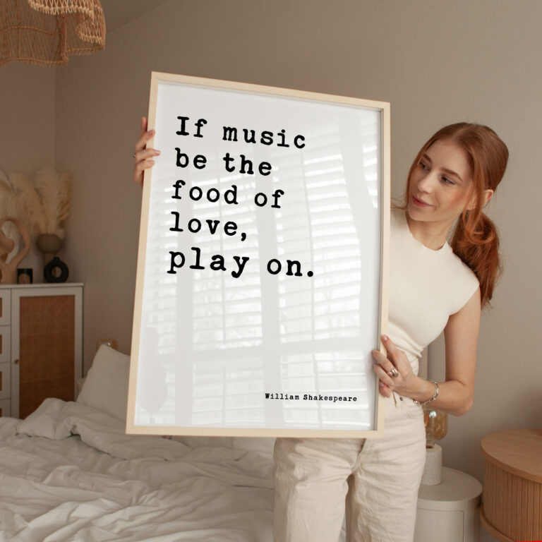 If music be the food of love, play on. • Twelfth Night • William ...