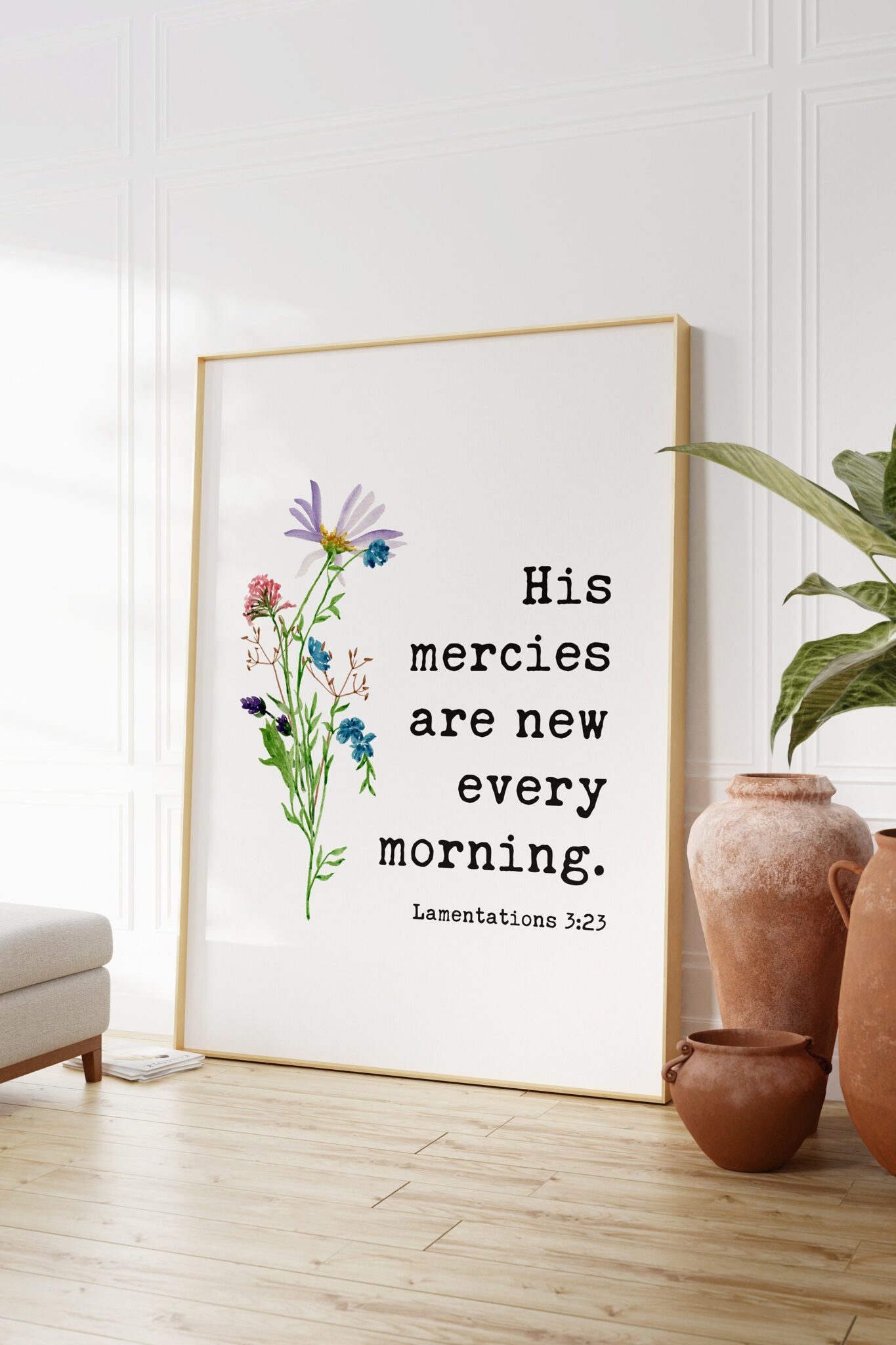 Lamentations 3:23 - His Mercies Are New Every Morning - Bible Verse ...