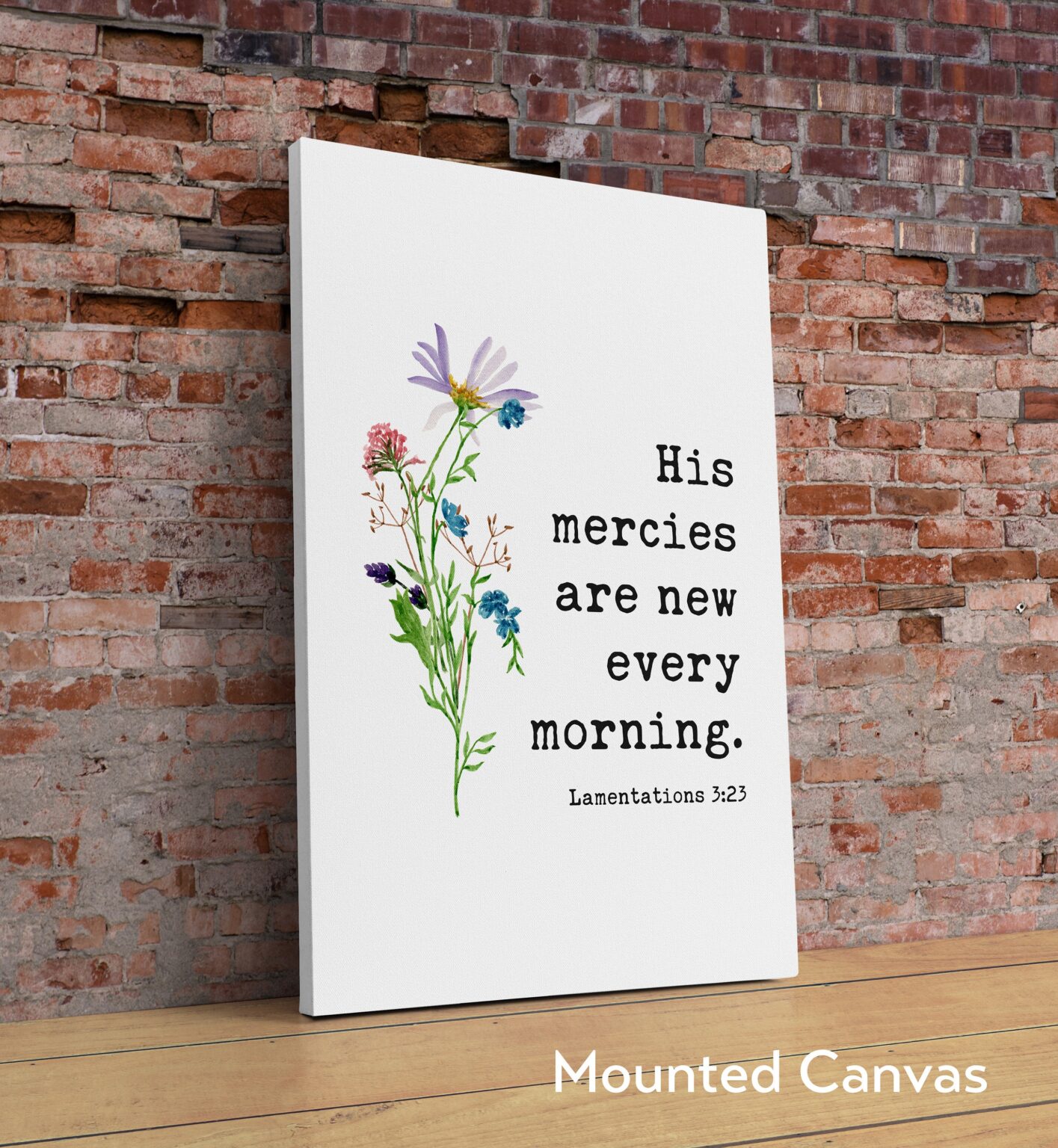 Lamentations 3:23 - His Mercies Are New Every Morning - Bible Verse ...